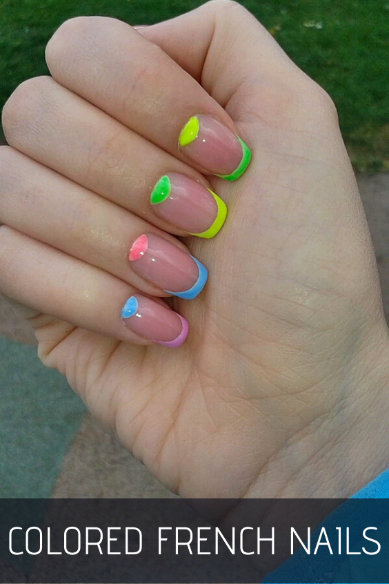 Colored French Nails: This is The Nail Trend of The Summer
