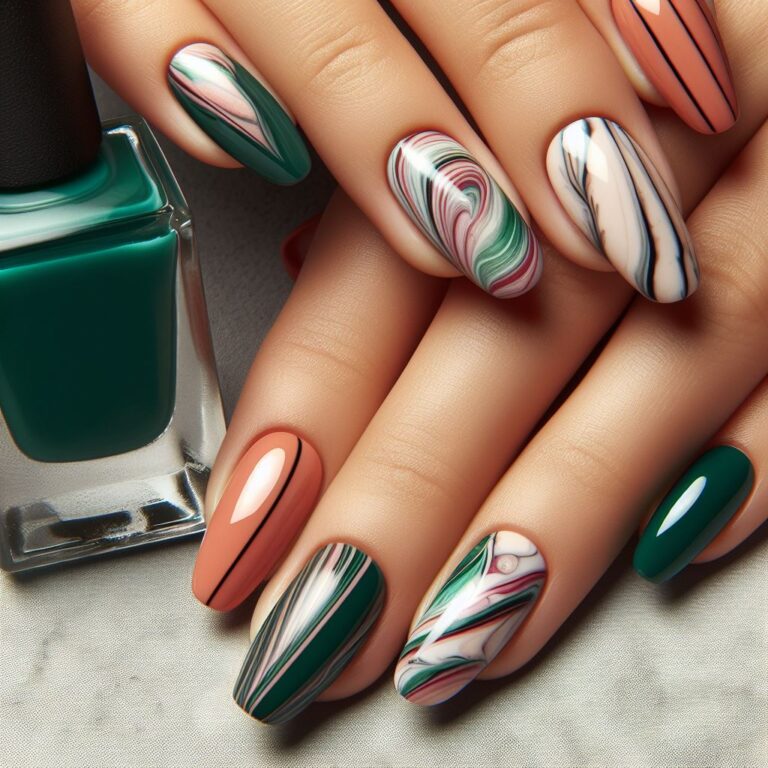 6 Trending Marble Nail Art Designs to Recreate Now | Women's Alphabet