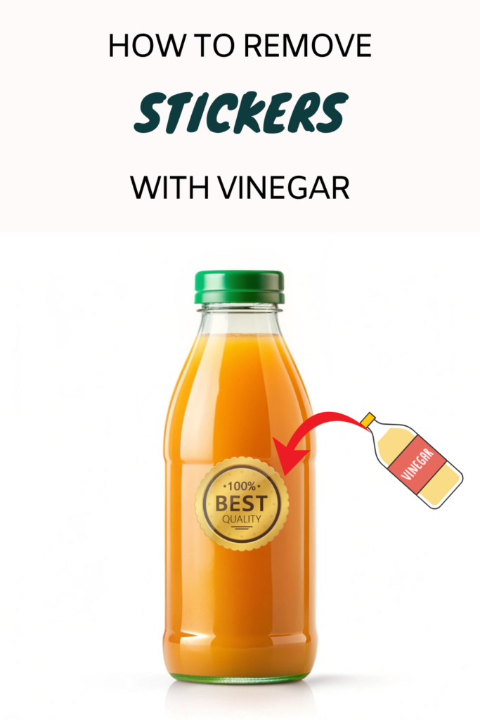 How to Remove Stickers with Vinegar | Women's Alphabet