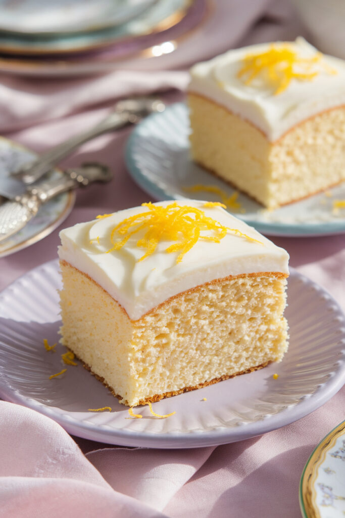 Heavenly Lemon Sheet Cake with Cream Cheese Frosting | Women's Alphabet