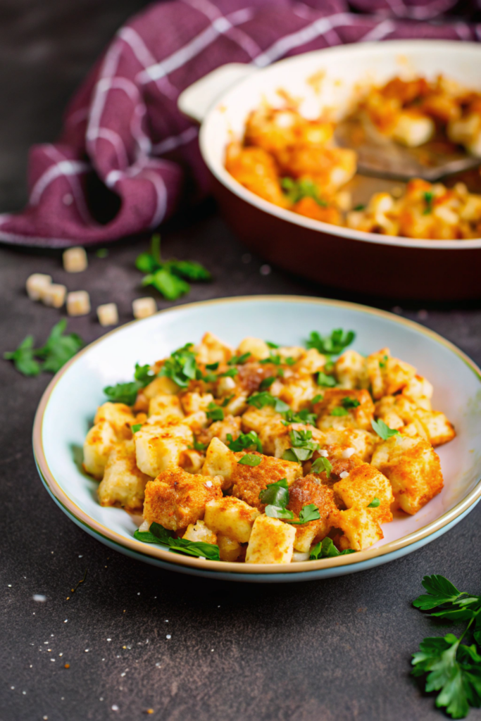 Crispy Baked Celery Root with Melted Cheese | Women's Alphabet