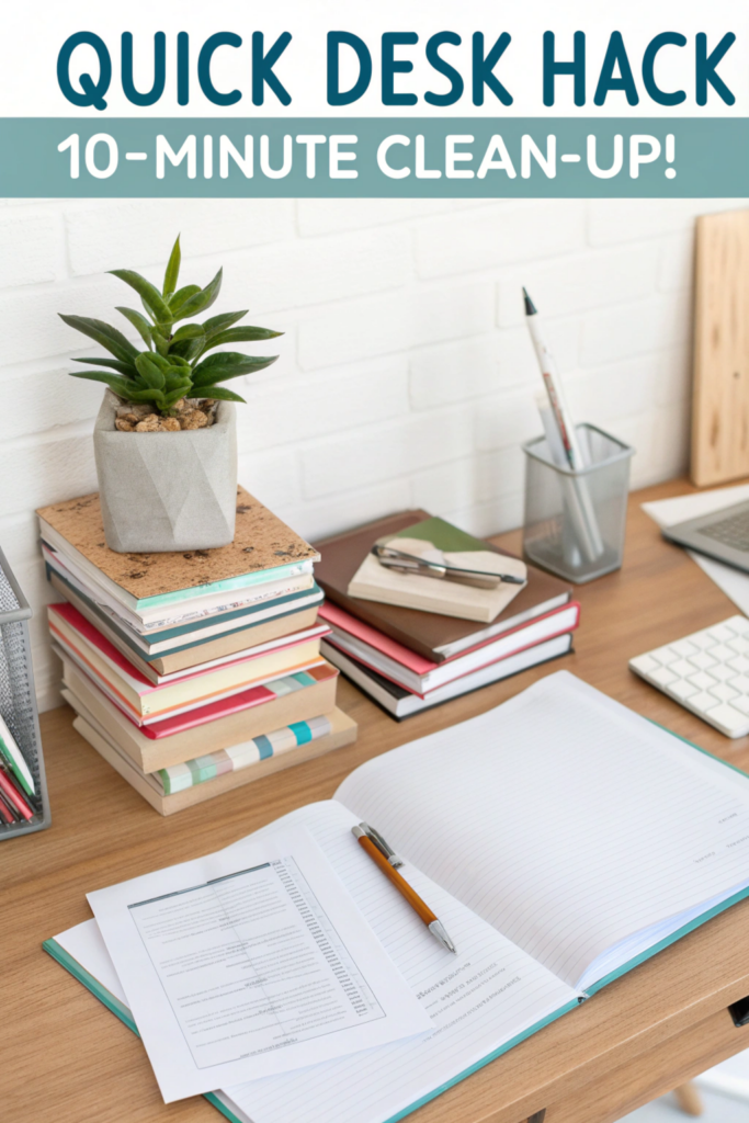 Quick Desk Hack: Your 10-Minute Clean-Up Guide | Women's Alphabet