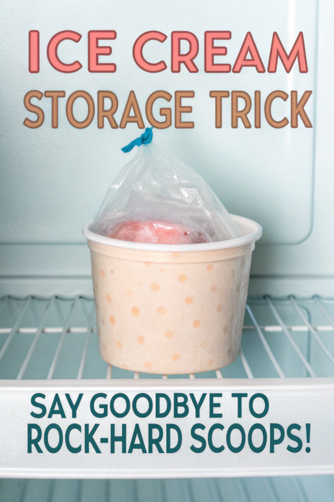 Ice Cream Storage Trick: Say Goodbye to Rock-Hard Scoops! | Women's ...