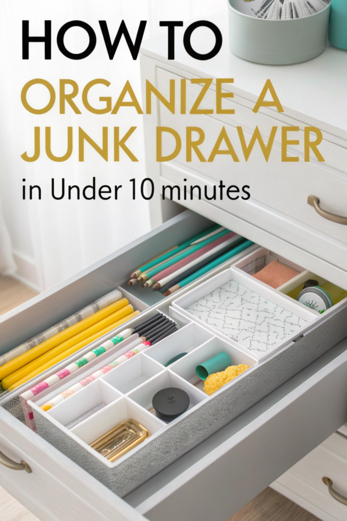 How to Organize a Junk Drawer in Under 10 Minutes | Women's Alphabet