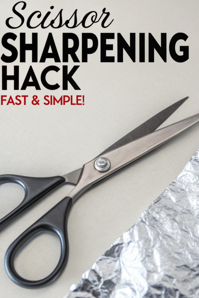 The Ultimate Scissor Sharpening Hack: Fast & Simple DIY Solution ...