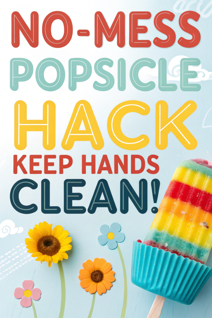 Simple Mess Free Popsicle Trick That Actually Works | Women's Alphabet