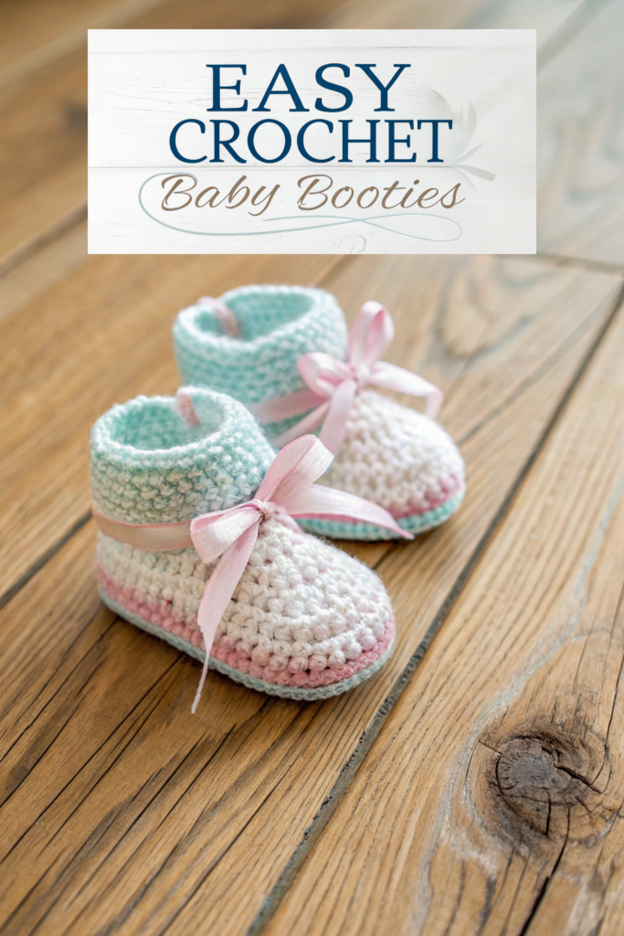 Cute Crochet Baby Booties: Beginner Friendly | Women's Alphabet