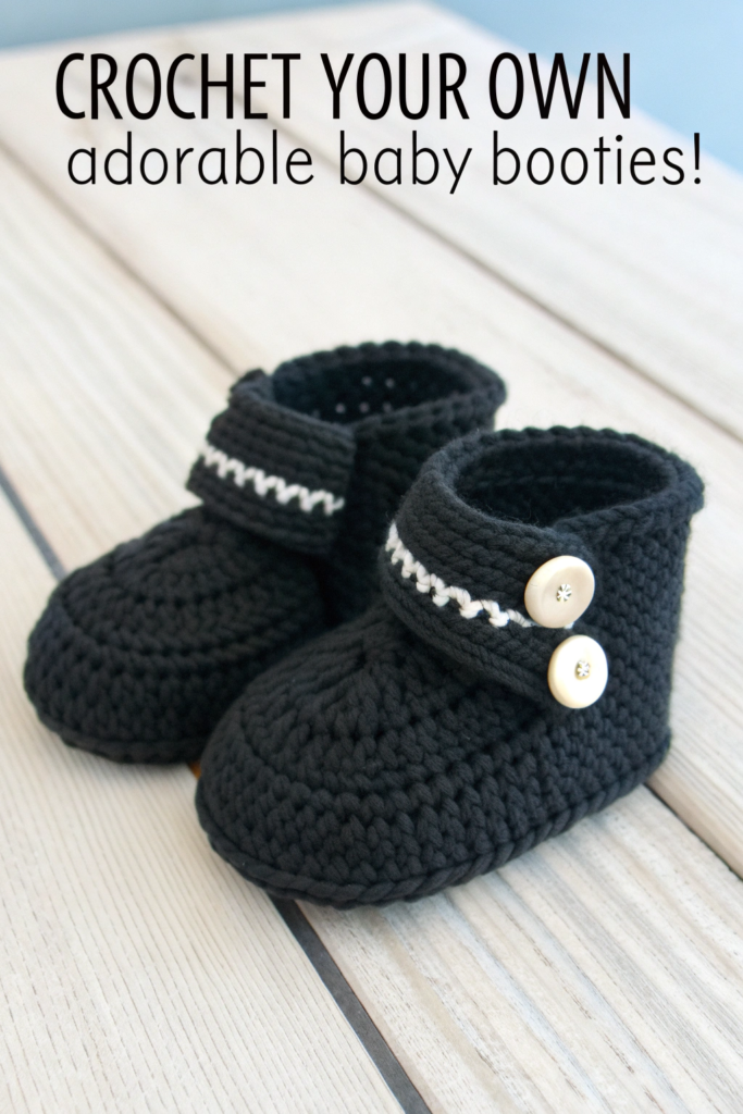 DIY Crochet Baby Booties - So Cozy! | Women's Alphabet
