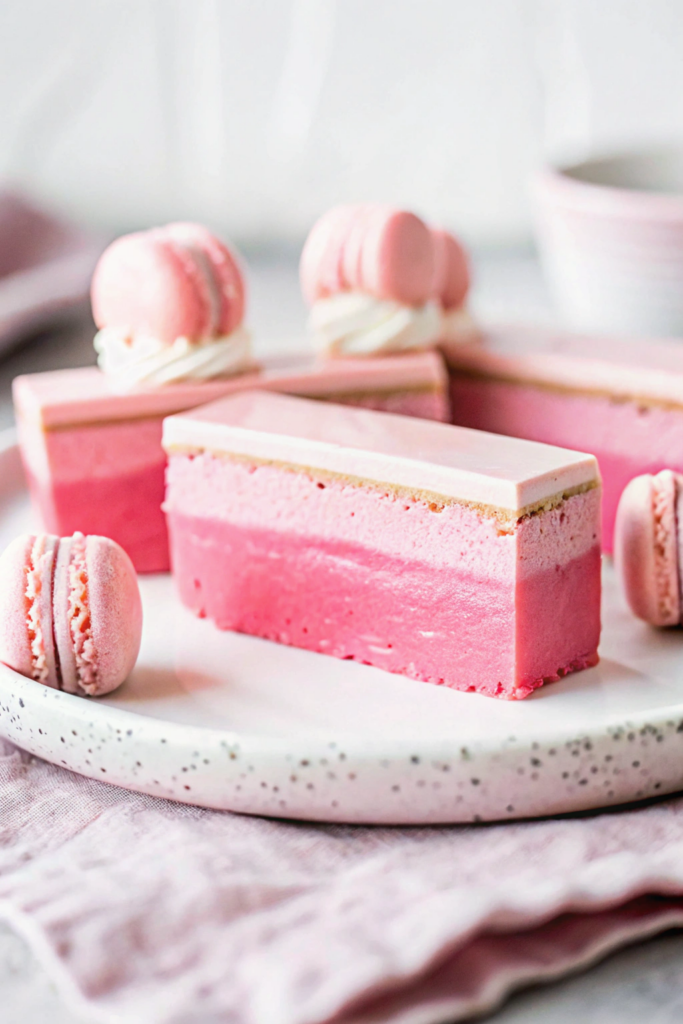 Beautifully Layered Raspberry Mousse Dessert | Women's Alphabet