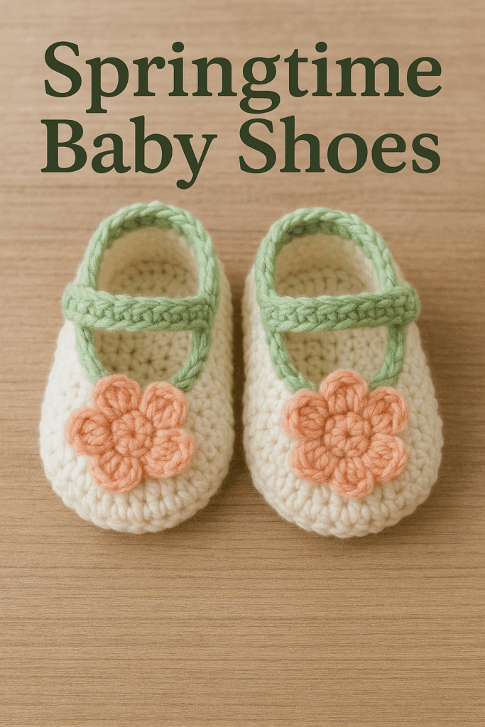 Spring Flower Crochet Booties | Women's Alphabet