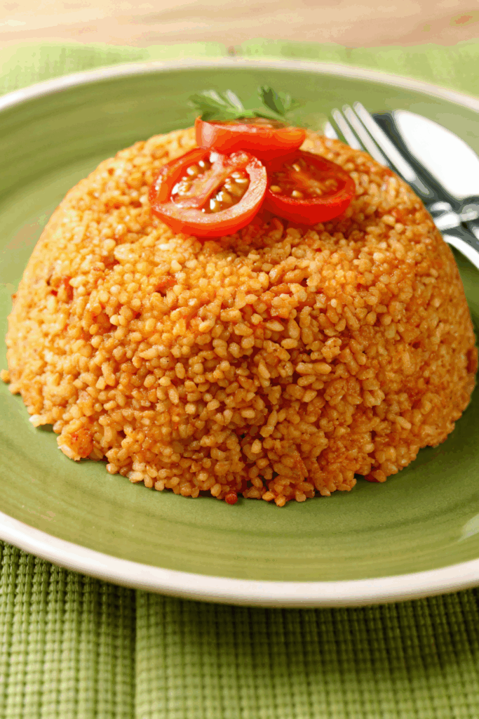 Sunny Tomato Bulgur Pilaf | Women's Alphabet