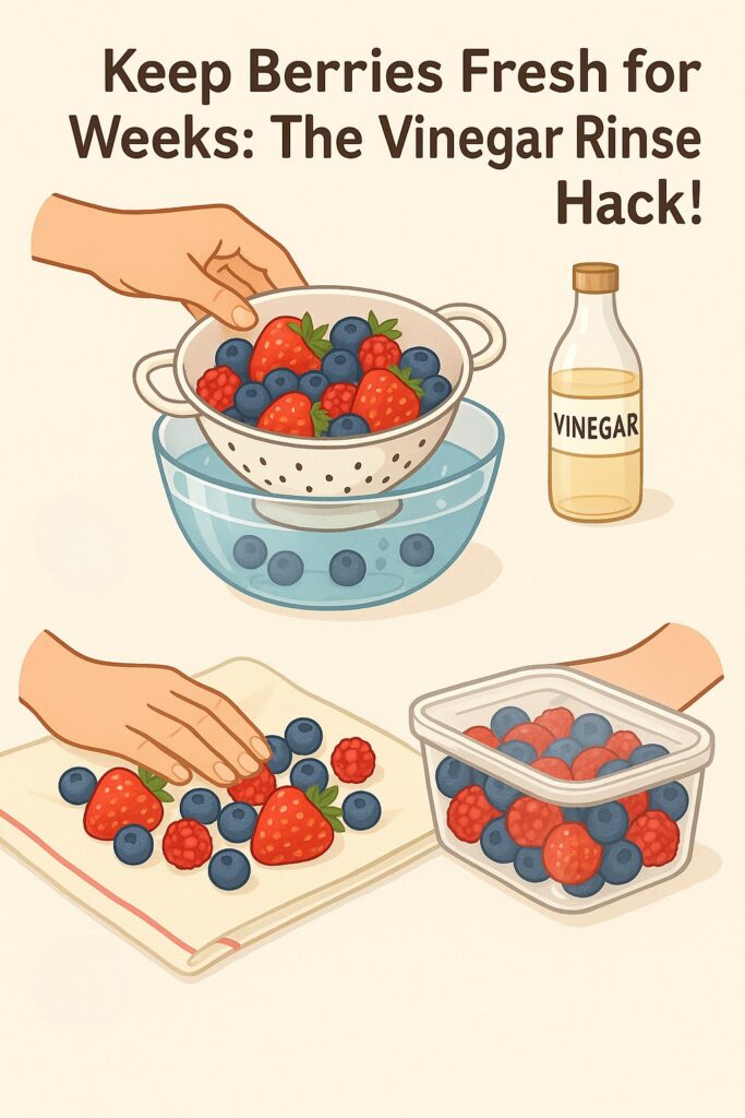 Keep Berries Fresh for Weeks: The Vinegar Rinse Hack! | Women's Alphabet