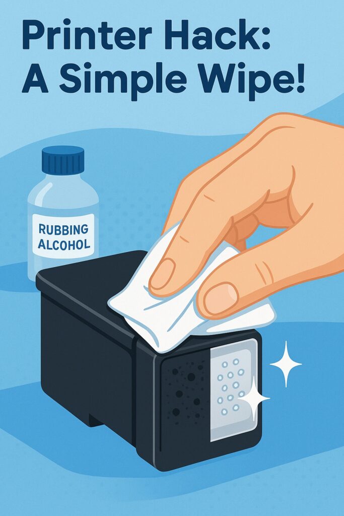 Restore a Clogged Printer Head: The Rubbing Alcohol Wipe! | Women's ...