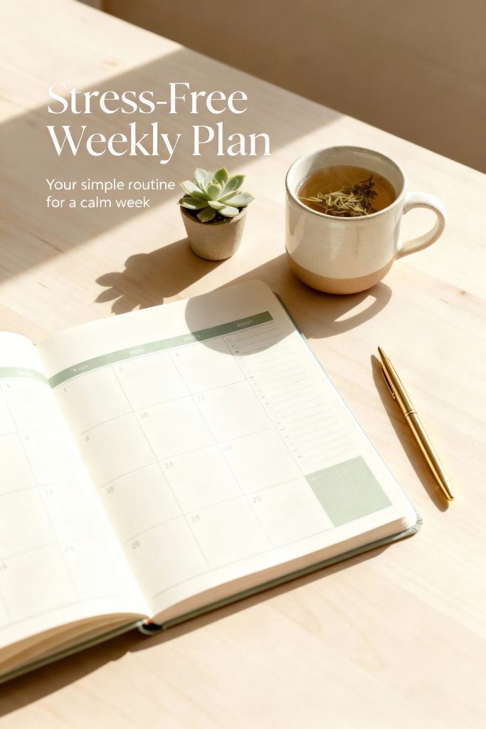 How to Build a Simple Weekly Planning Routine for a Stress-Free Week ...