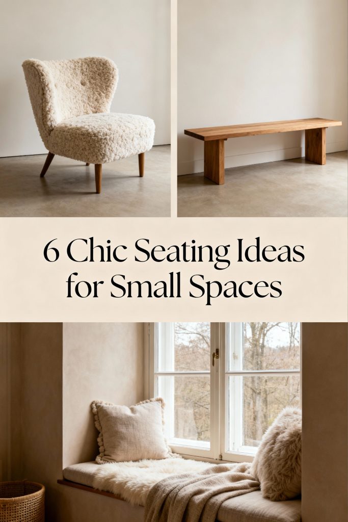 Beyond the Sofa: 6 Chic Seating Ideas for Small Spaces | Women's Alphabet
