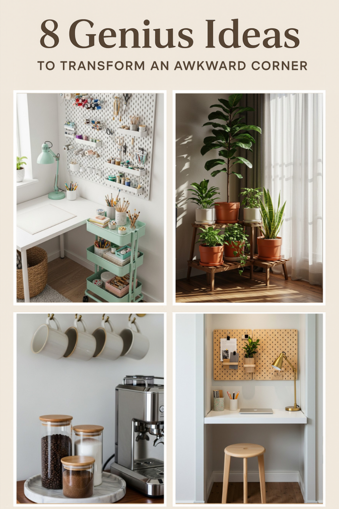 8 Genius Ideas to Transform That Awkward Corner Into a Functional Space ...