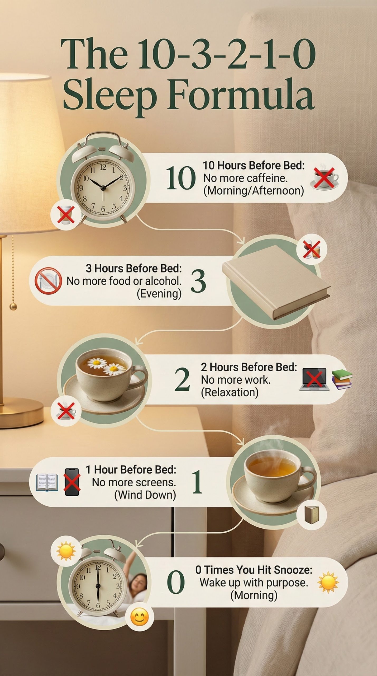 The 10-3-2-1-0 Sleep Rule Formula: The Ultimate Guide to Waking Up ...